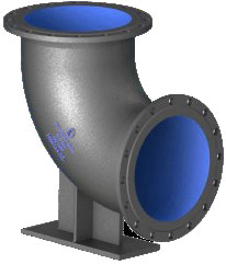 Double-Flanged Duckfoot 90 ̊ Bends pn 10 - Novinabsar Store